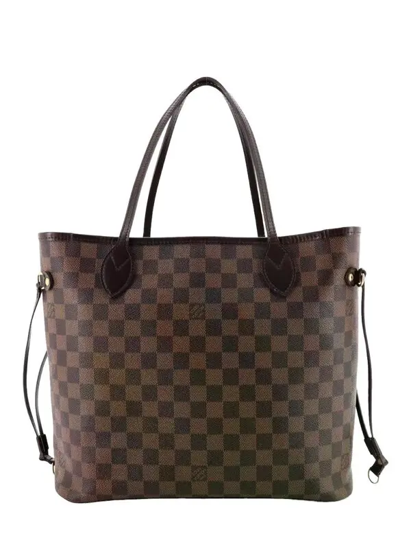 LOUIS VUITTON Neverfull Damier Mm Tote Bag - Brown