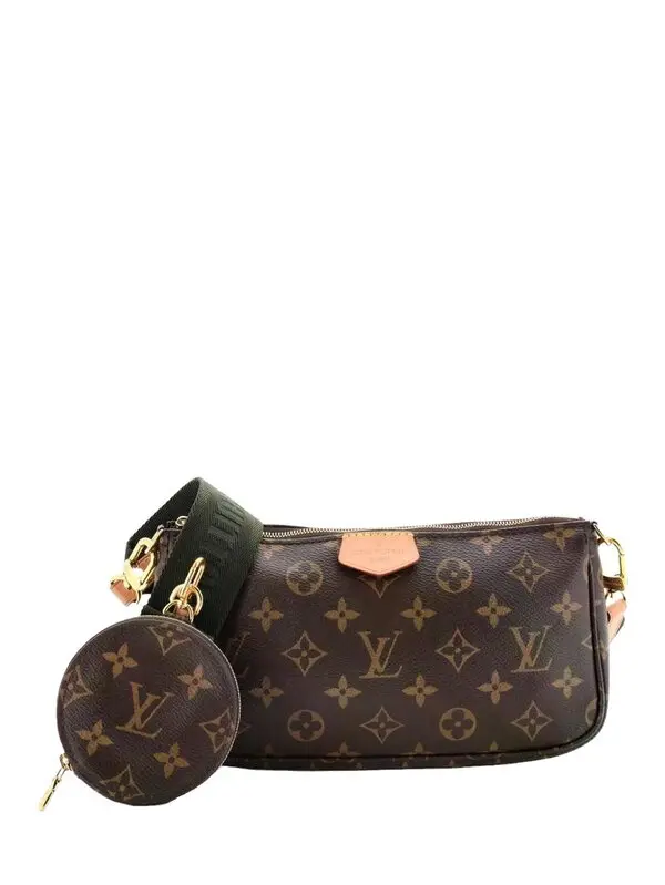 LOUIS VUITTON Multi Pochette Accessoires Monogram Canvas Crossbody Bag - Brown