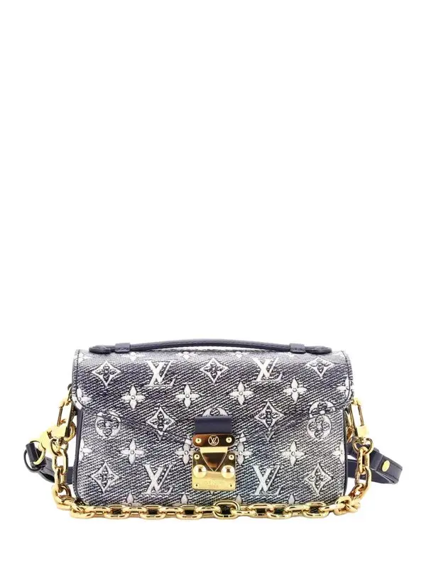 LOUIS VUITTON Pochette Metis Monogram Jacquard East West - Grey