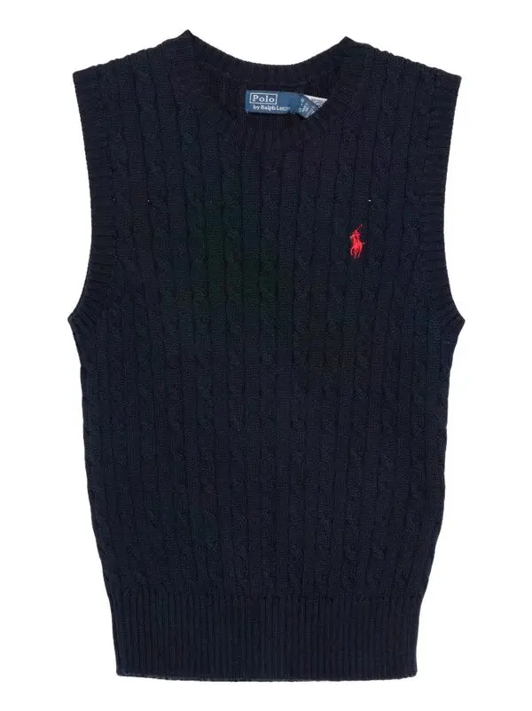 Polo Ralph Lauren Cable Knit Vest - Blue