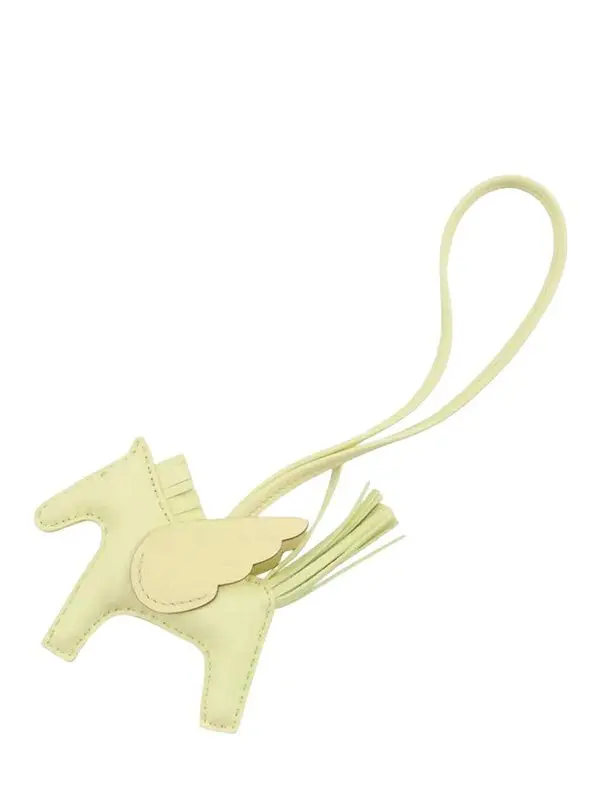 Hermès Grigri Rodeo Pegase Bag Charm Pm Key Chain - Yellow