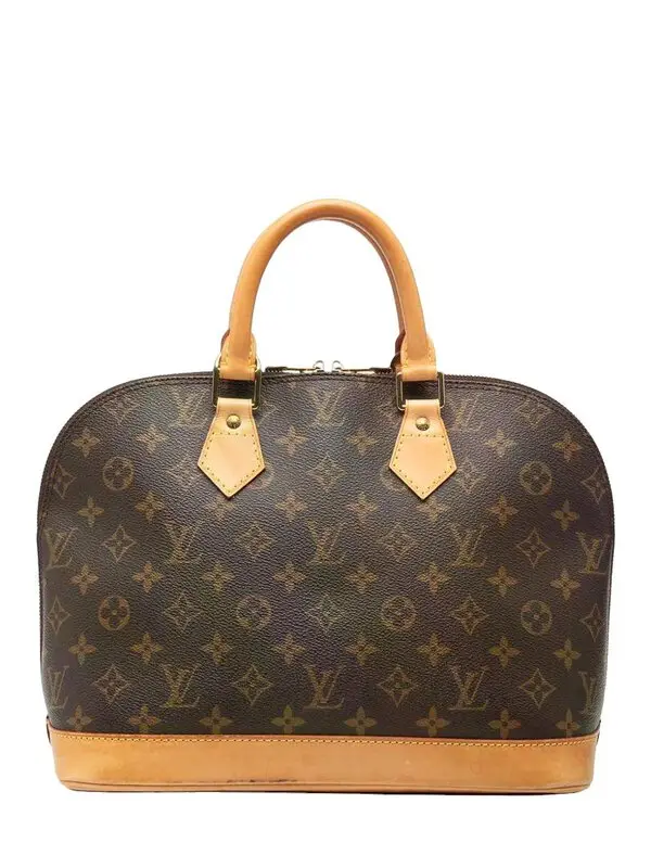 LOUIS VUITTON 1998 Monogram Alma Pm Handbag - Brown