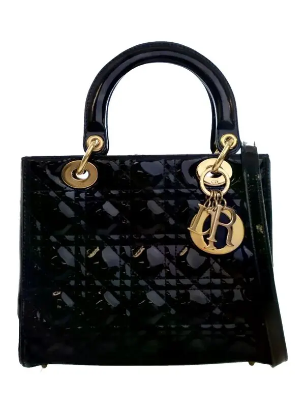 Dior 2010 Medium Lady Satchel - Black
