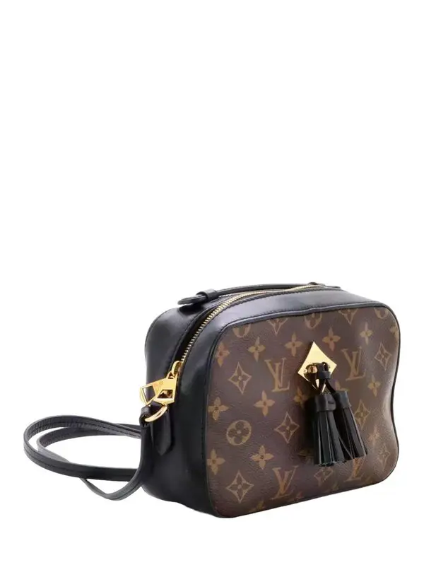 LOUIS VUITTON Saintonge Handbag Monogram Canvas - Black