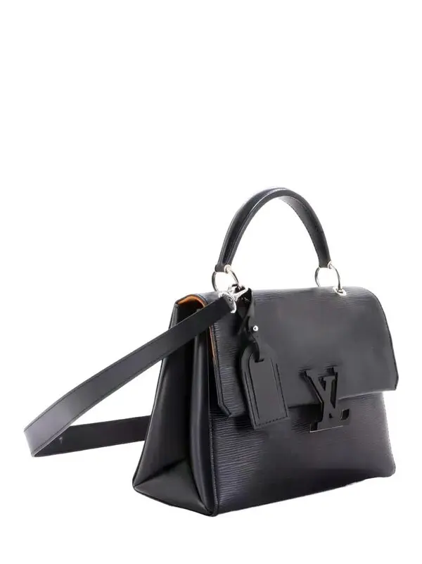 LOUIS VUITTON Grenelle Handbag Epi Leather Pm Satchel - Black
