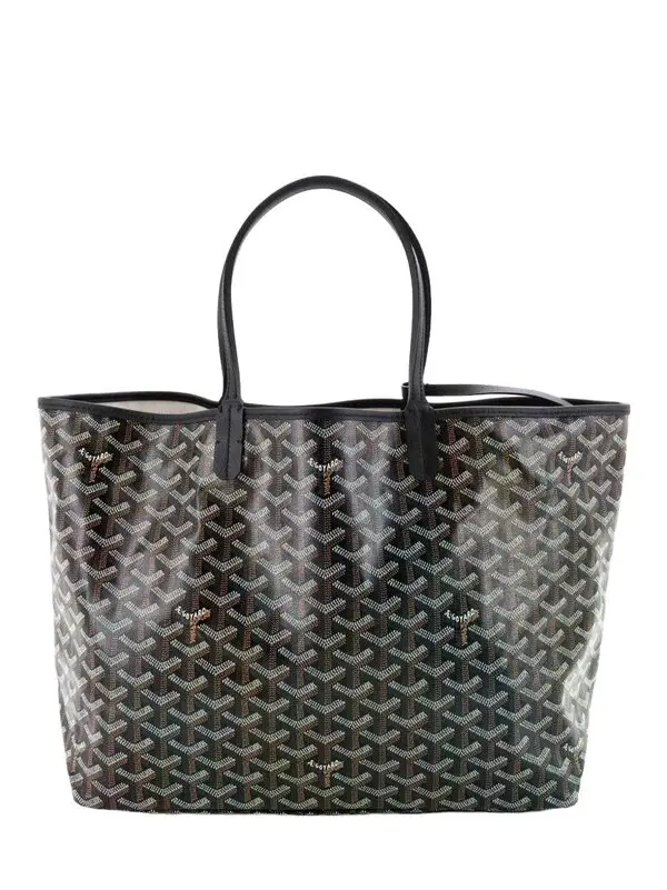 Goyard Saint Louis Coated Canvas Pm Tote Bag - Black