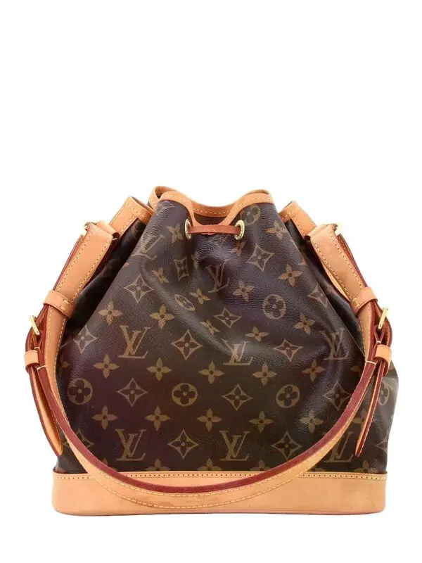 LOUIS VUITTON Noe Handbag Monogram Canvas Large Bucket Bag - Brown