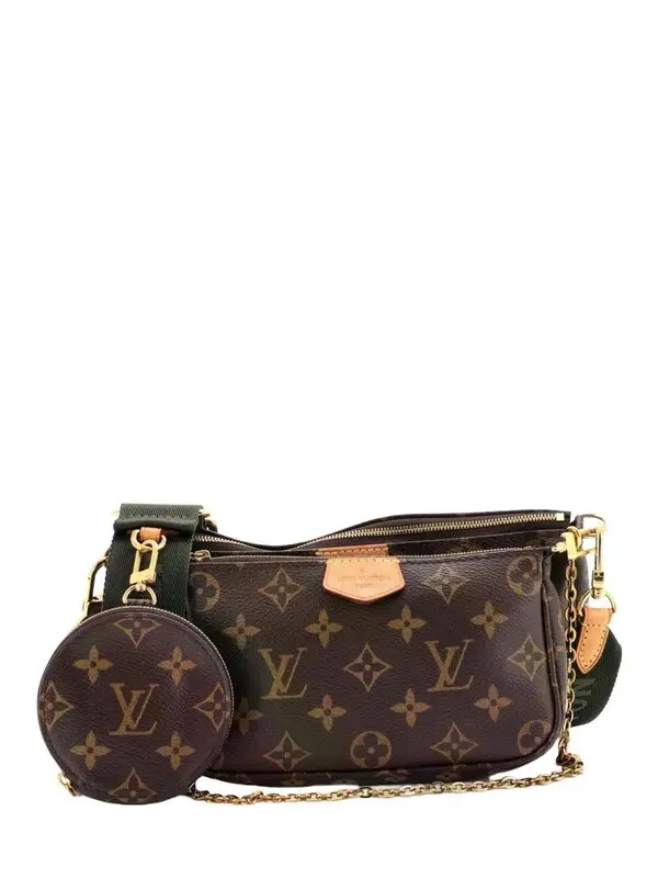 LOUIS VUITTON Multi Pochette Accessoires Monogram Canvas Crossbody Bag - Brown