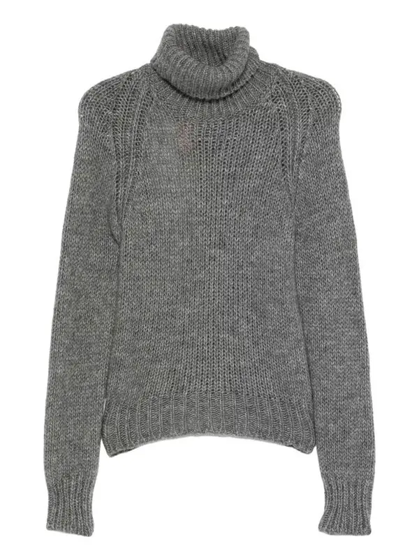 N°21 Cutout Turtleneck - Grey