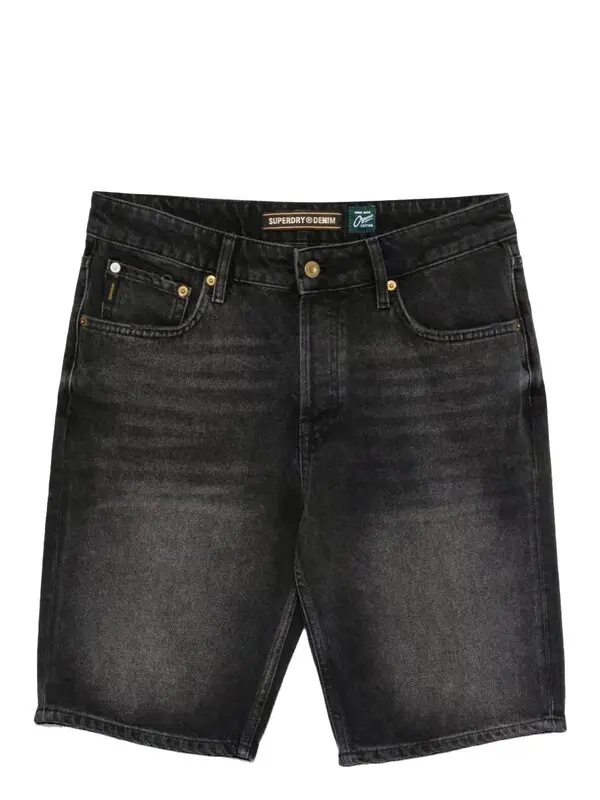 Superdry Five-pocket Denim Shorts - Black