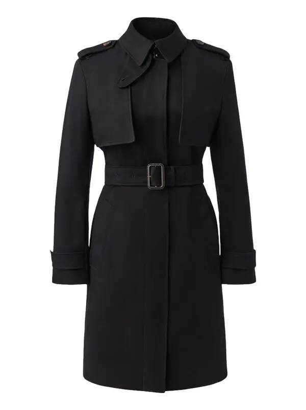 Mackage 2-in-1 Classic Trench Coat - Black