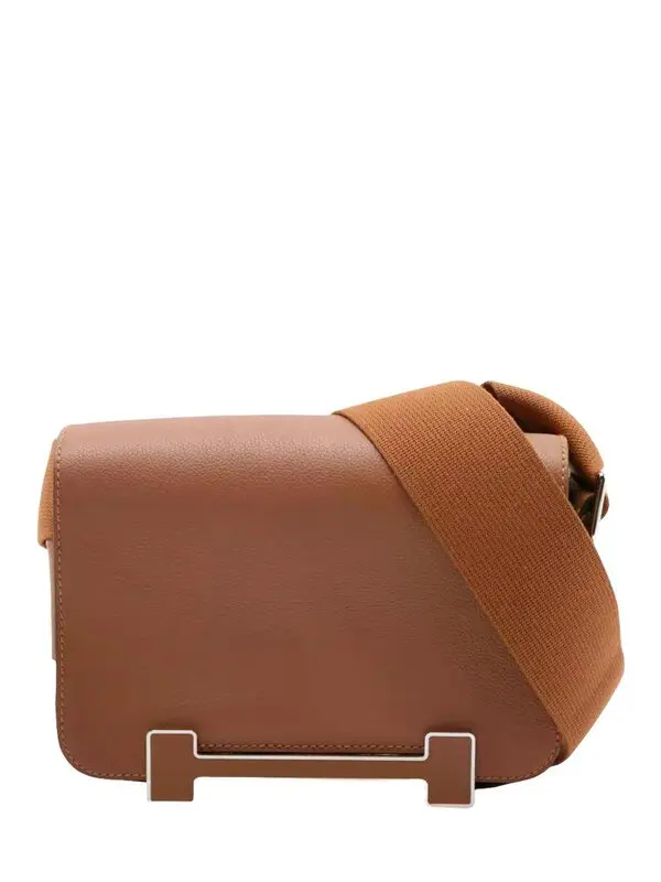 Hermès 2024 Evercolor Geta Crossbody Bag - Brown