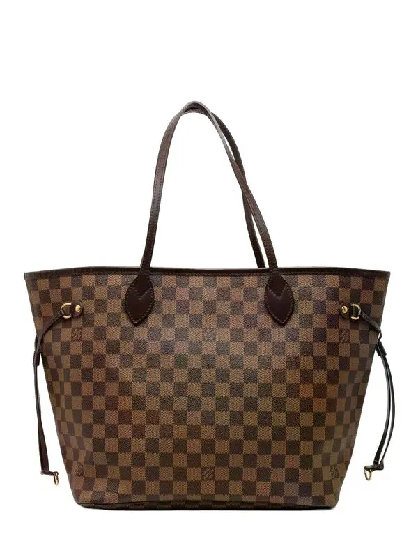 LOUIS VUITTON 2012 Damier Ebene Neverfull Mm Tote Bag - Brown