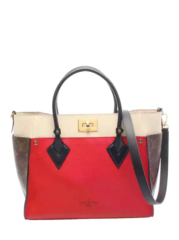 LOUIS VUITTON Monogram On My Side Mm Satchel, 2020 - Red