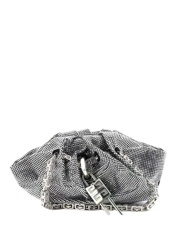 Givenchy Kenny Crystal-embellished Mini Shoulder Bag - Black