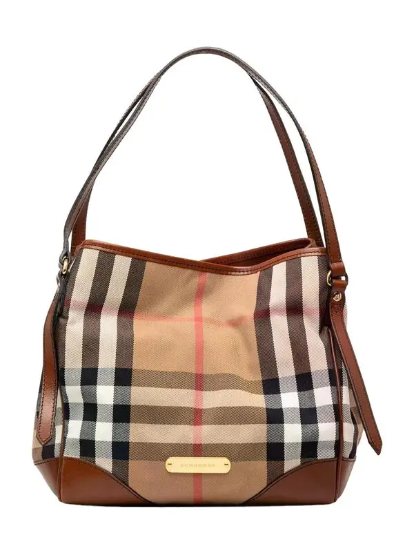 Burberry House Check Canterbury Tote Bag - Brown