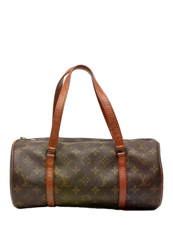 LOUIS VUITTON 1988 Monogram Papillon 30 Handbag - Brown