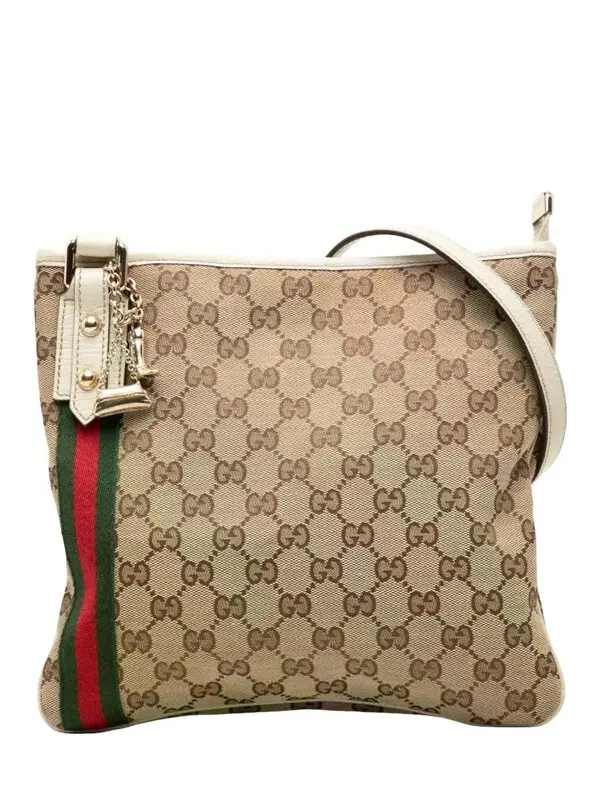 Gucci Gg Canvas Jolicoeur Crossbody Bag - Brown