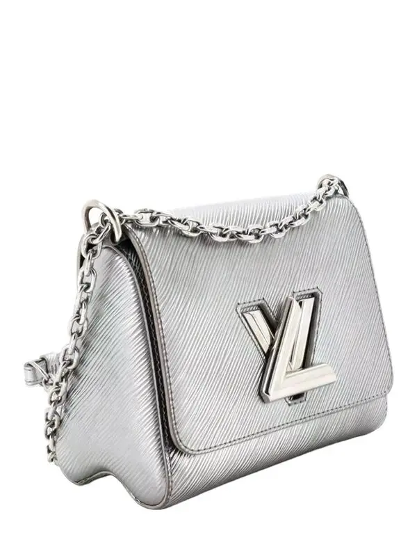 LOUIS VUITTON Twist Handbag Epi Leather Pm - Metallic