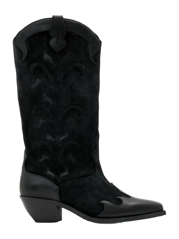 ALLSAINTS Dolly Western Boots - Black