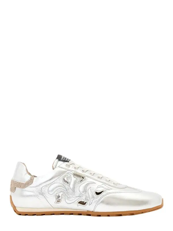 ALLSAINTS Liam Western Sneakers - Silver Shine