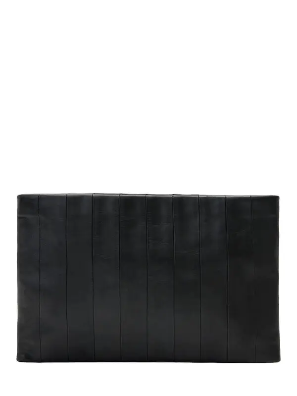 ALLSAINTS Bettina Leather Clutch Bag - Black