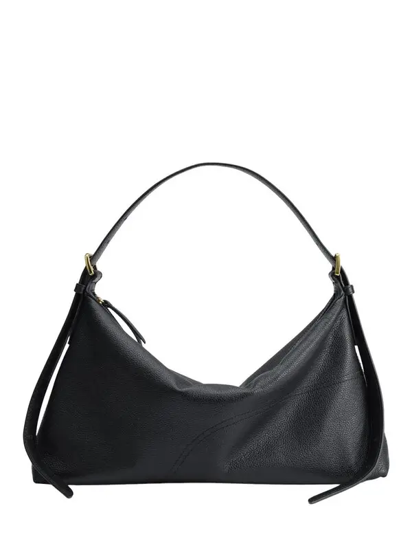 ATP ATELIER Castellare Grained Calf Shoulder Bag - Black