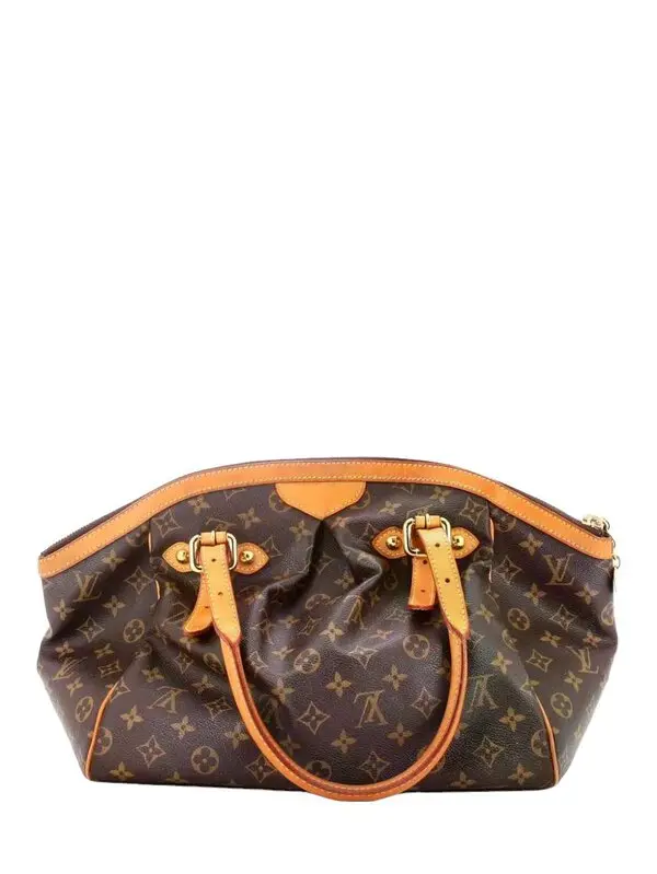 LOUIS VUITTON Tivoli Handbag Monogram Canvas Gm Satchel - Brown