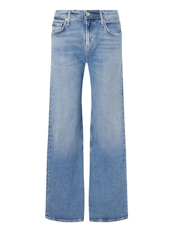 Citizens Of Humanity Nora Mid-rise Wide-leg Jeans - Blue