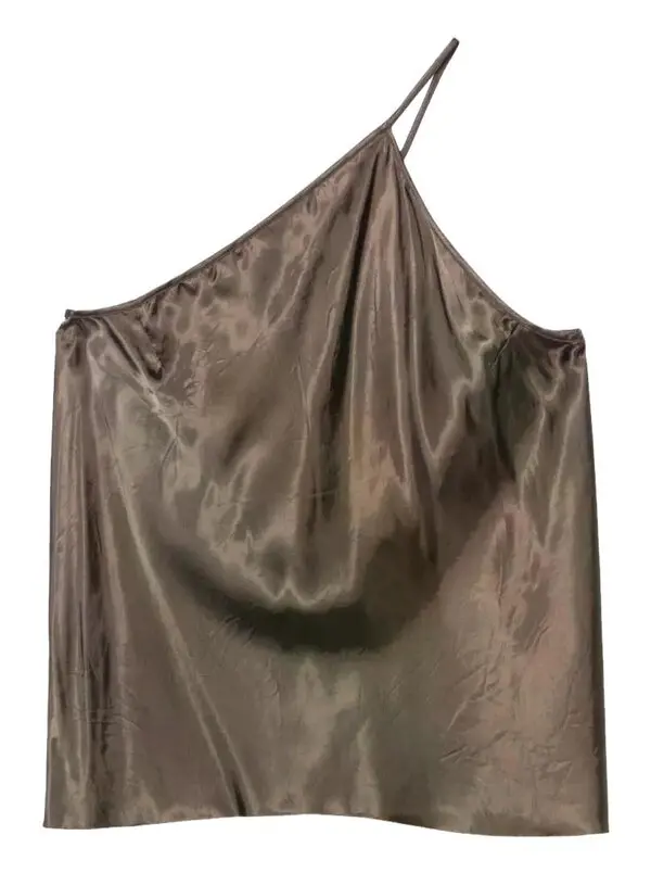 Rick Owens Asymmetrical Top - Brown