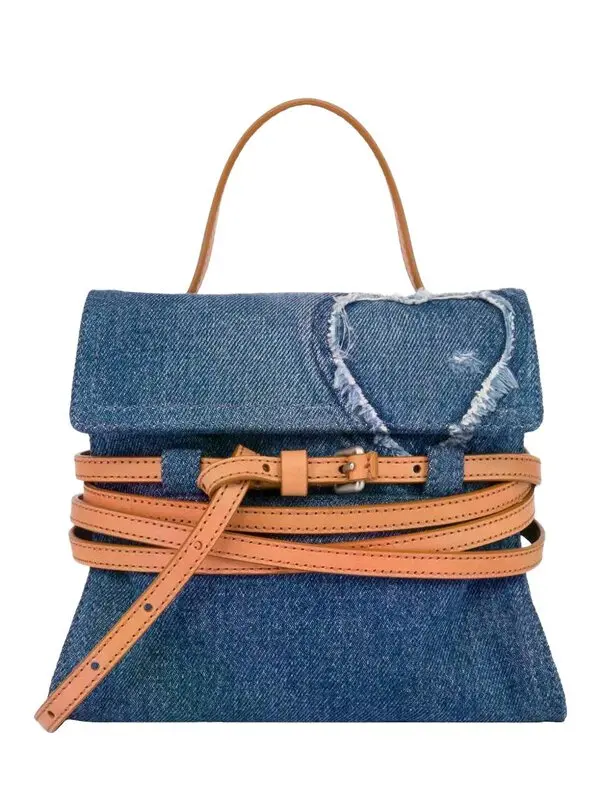 Moschino Top-handle Small Clutch Bag - Blue