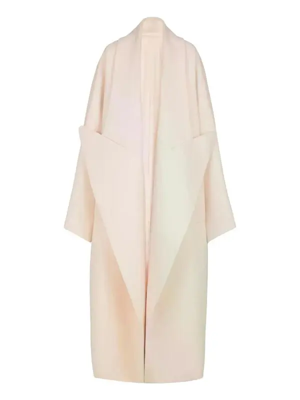Balmain Wool Coat - Neutrals