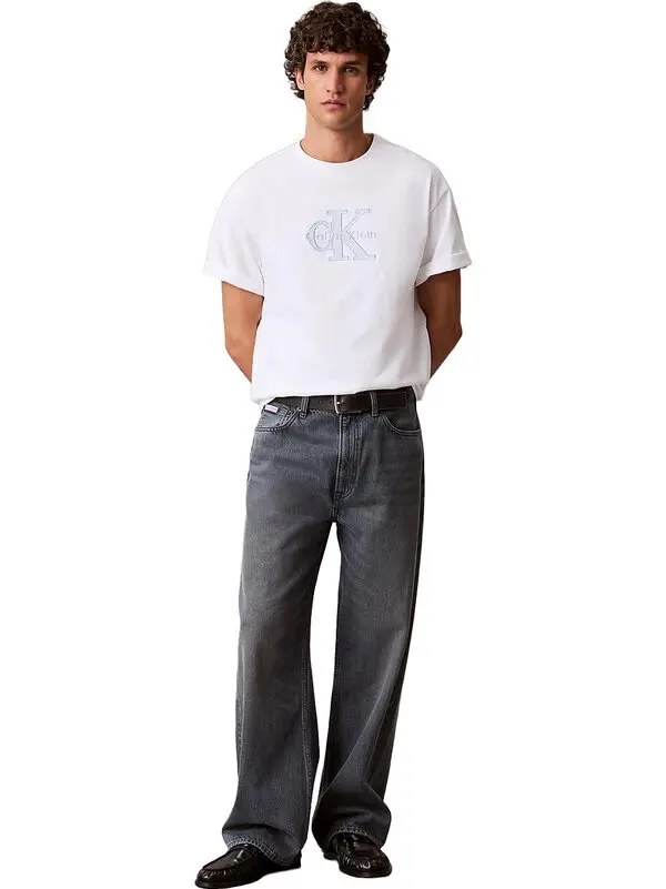 Calvin Klein Baggy Fit Jeans - Blue Ash Stone