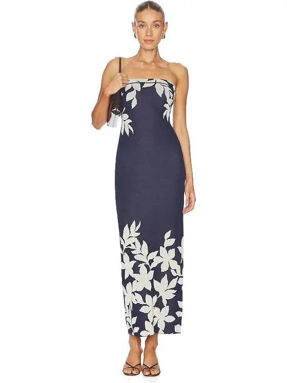 Misa Willow Dress - Navy Flora