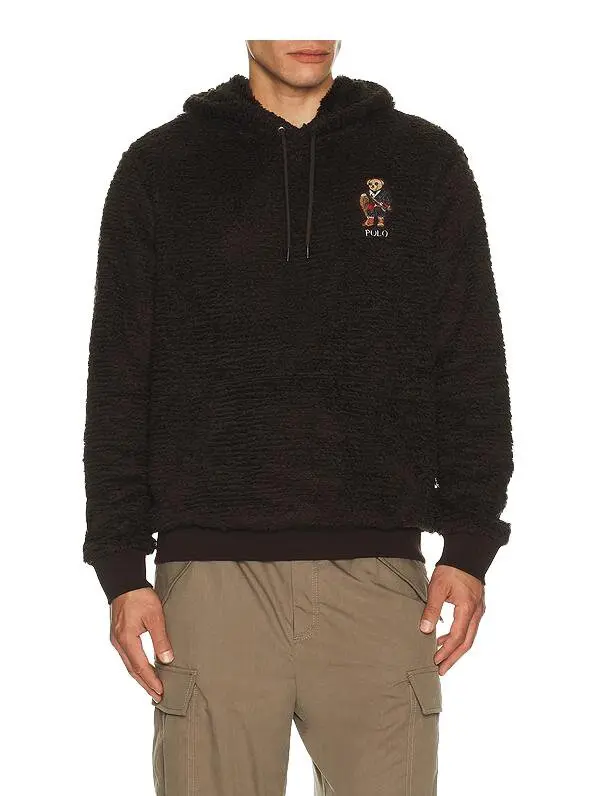 Polo Ralph Lauren Long Sleeve Novelty Holiday Bear Hoodie - Antique Brown