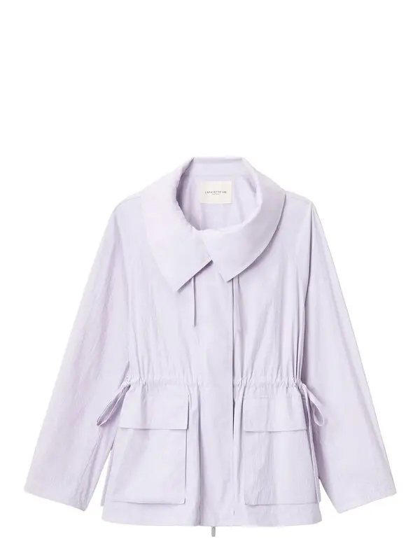 Lafayette 148 New York Cotton Utility Jacket - Arctic Amethyst