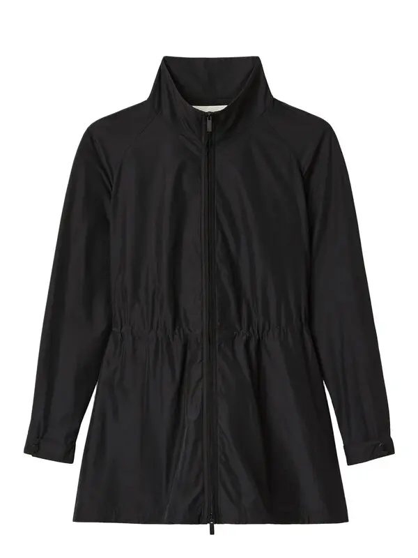 Lafayette 148 New York Twill Oversized Anorak - Black