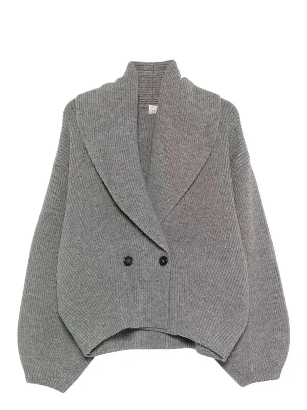 ROTATE BY BIRGER CHRISTENSEN Buttoned Cardigan - Grey