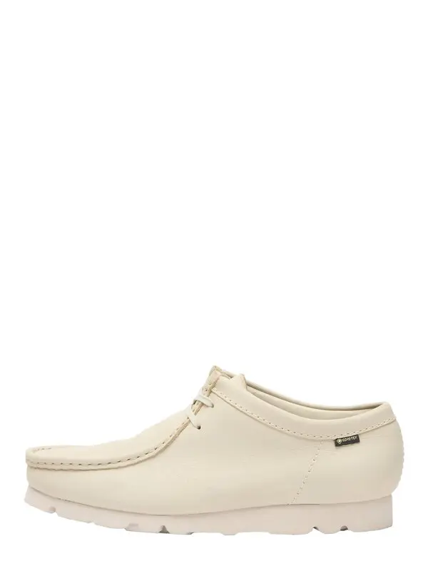 Clarks Wallabee Gtx - White Leather