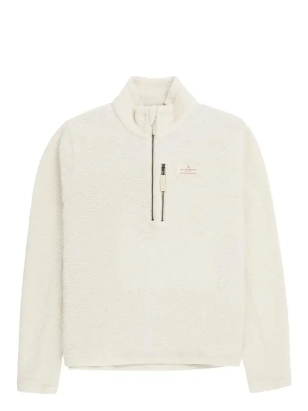 AMUNDSEN Hut Half-zip - Oatmeal