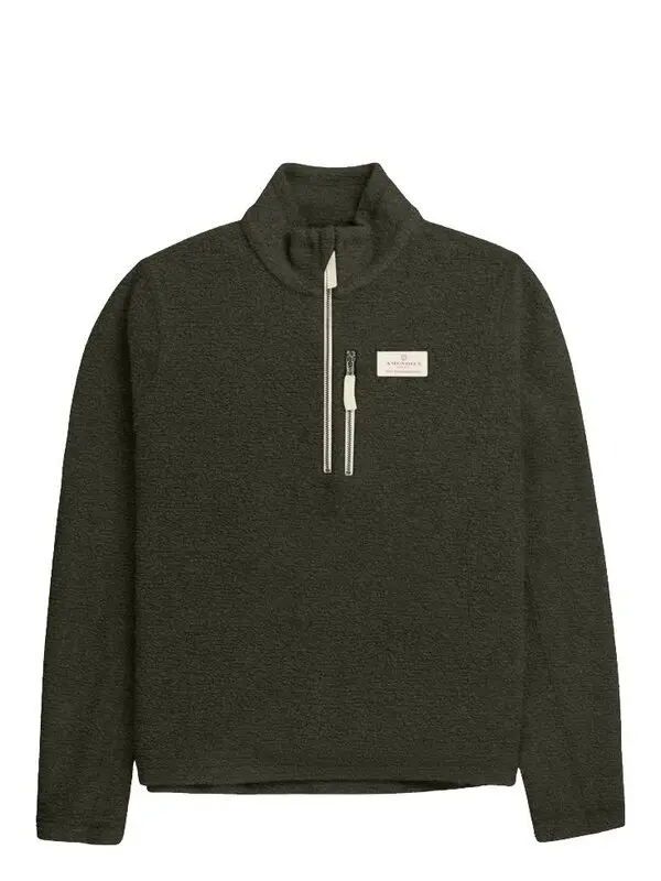 AMUNDSEN Hut Half-zip - Spruce Green
