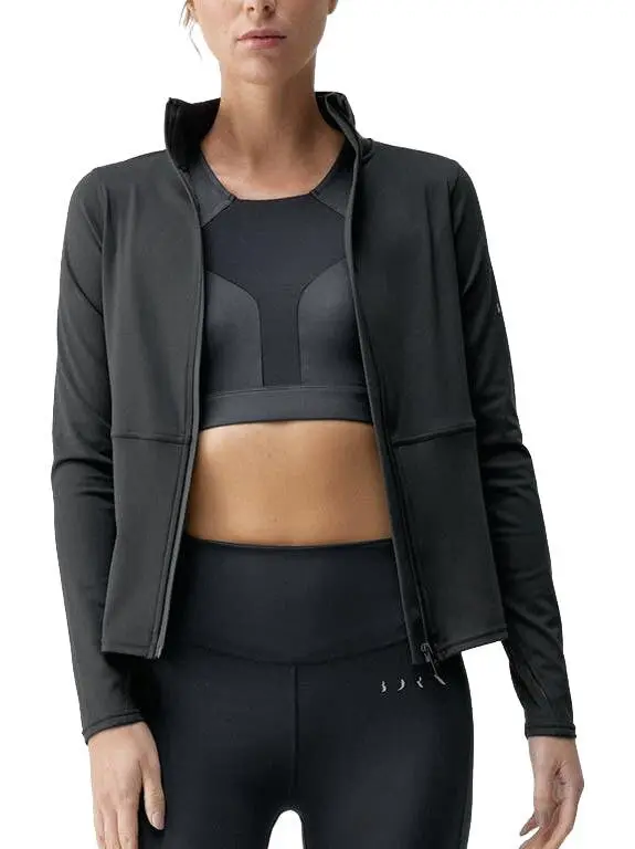 BORN LIVING YOGA Ivet Performance Semi-fitted Sport Jacket - Black