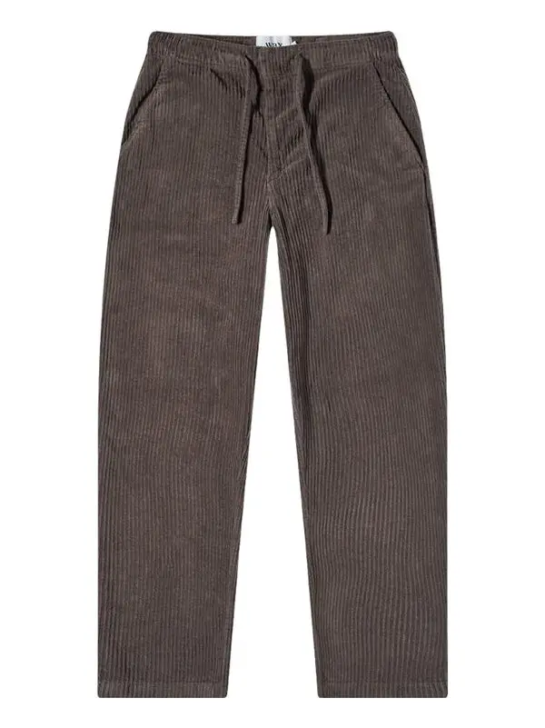 WAX LONDON Kurt Penn Cord Pant - Charcoal