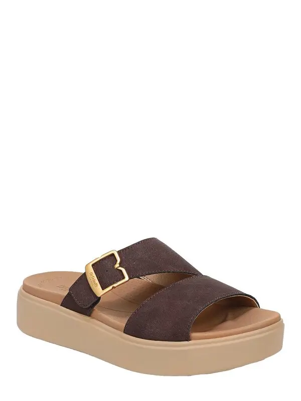 Dr. Scholl'S Madison Cloud Slide Sandal - Dark Brown