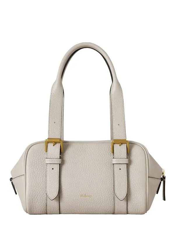 Mulberry Small Boston Top Handle Bag - Chalk