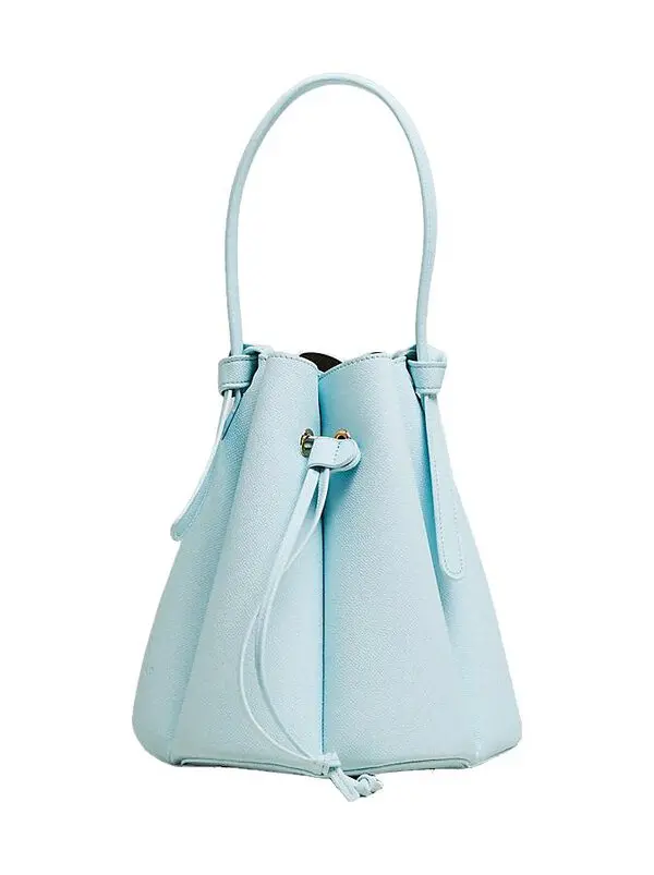 MELIE BIANCO Vegan Leather Bucket Bag - Light Blue