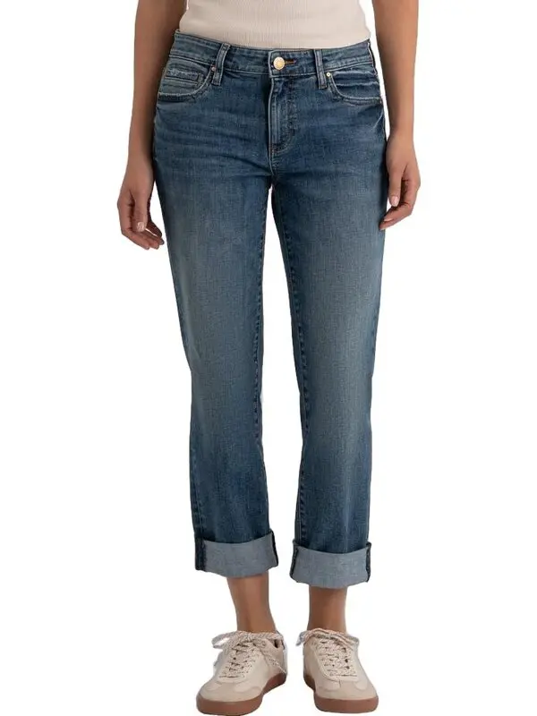 Kut From The Kloth Catherine Mid-rise Boyfriend Jeans - Enigmatic