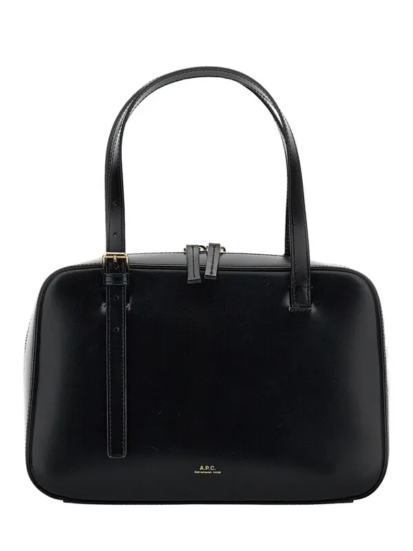 A.p.c. Virginie Box Handbag - Black