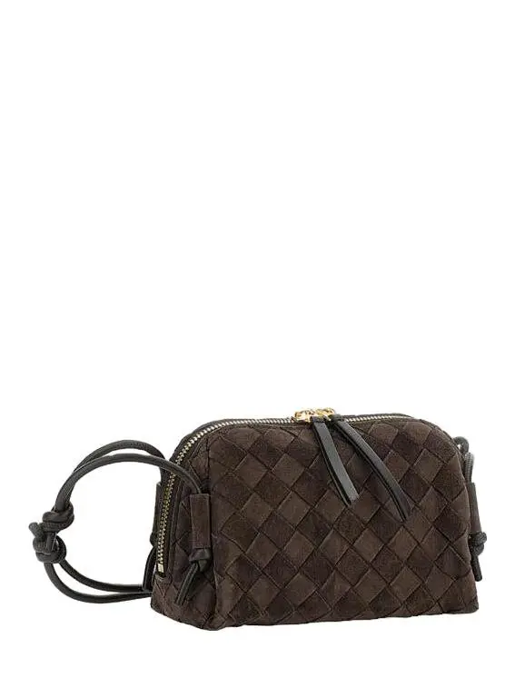 Bottega Veneta Concert Nappa Clutch - Brown