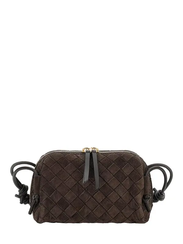 Bottega Veneta Concert Nappa Clutch - Brown